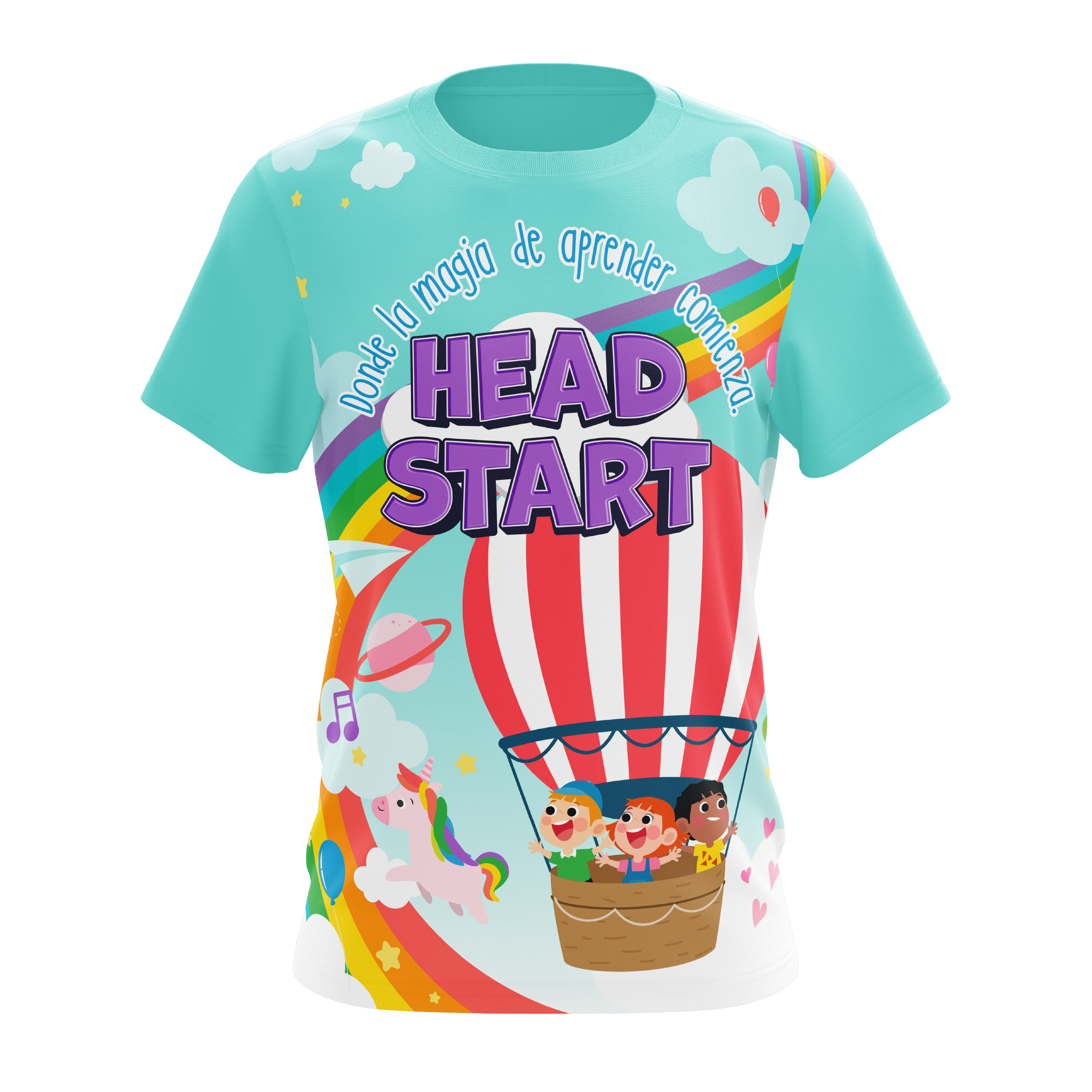 Donde la magia de apredender comienza - T-shirt sublimada – Imprint Plus