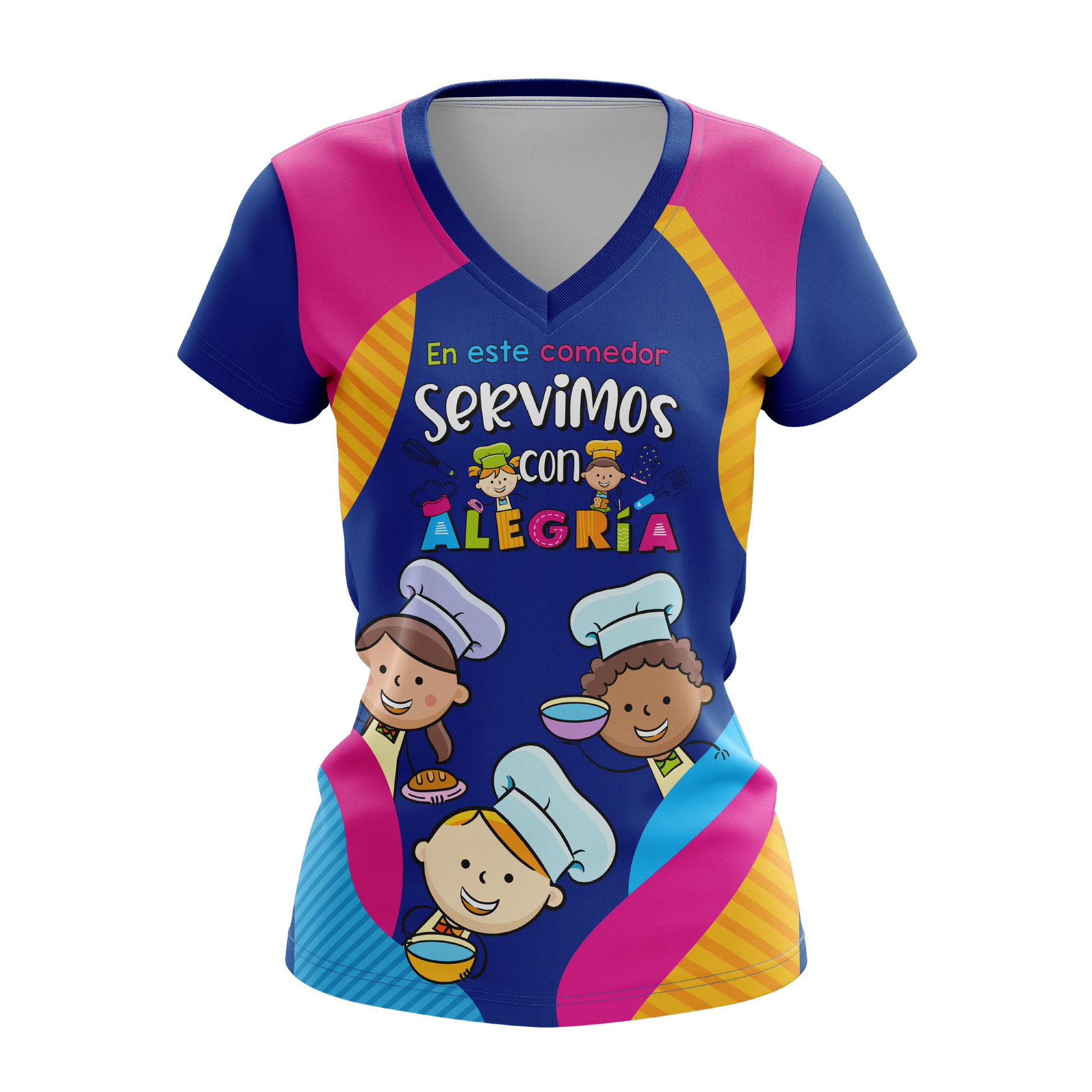 Sirviendo con alegría - T-shirt sublimada – Imprint Plus