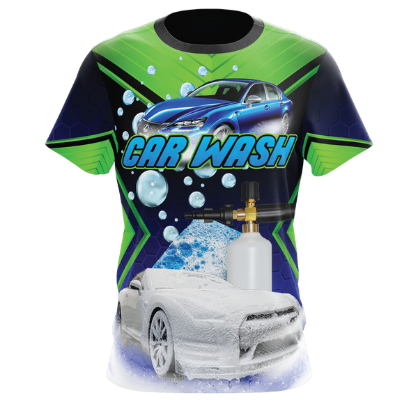 Car Wash-Green Sublimated T-Shirt 100% polyester – Imprint Plus