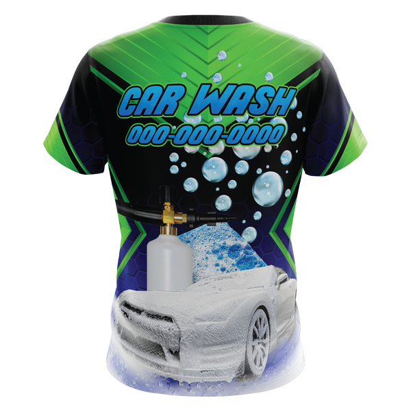 Car Wash-Green Sublimated T-Shirt 100% polyester – Imprint Plus